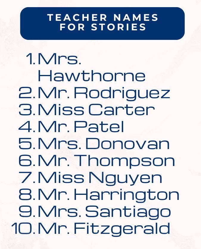 Teacher Names Best Ideas For Classrooms Nicknames And Fun Titles Teacher Names Best Ideas For Classrooms Nicknames And Fun Titles