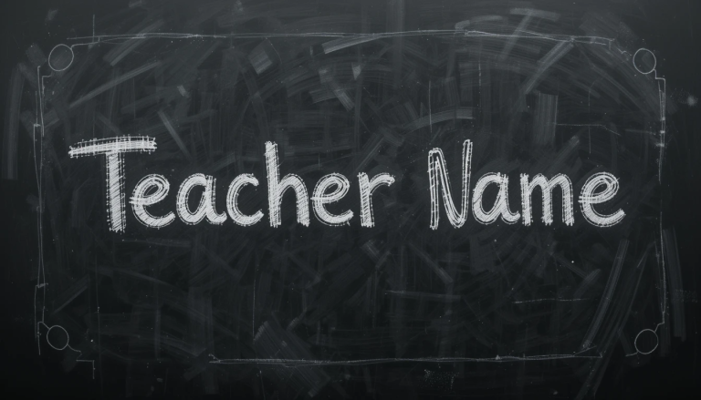 Teacher Names Girl: Popular, Professional, and Creative Naming Ideas ...