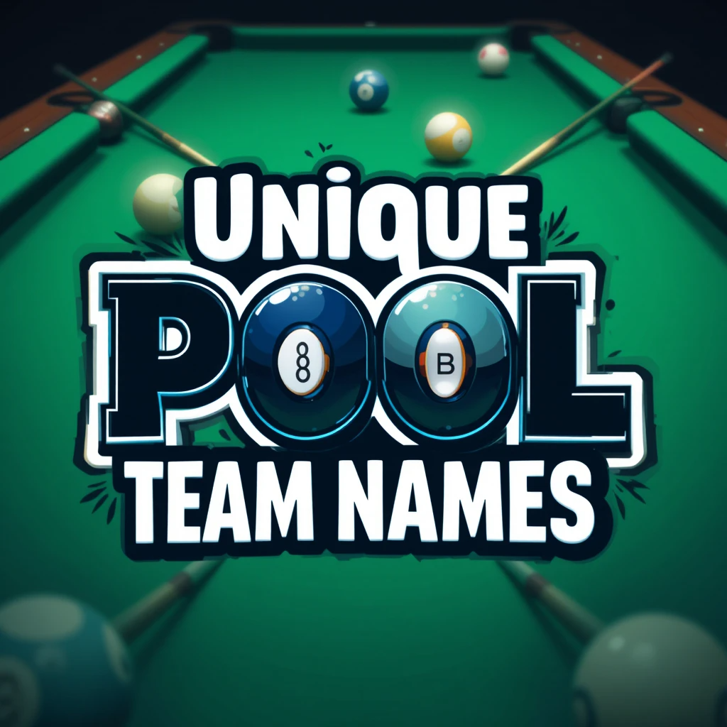 Unique Pool Team Names: Creative Ideas for Your Crew - Vibro Media