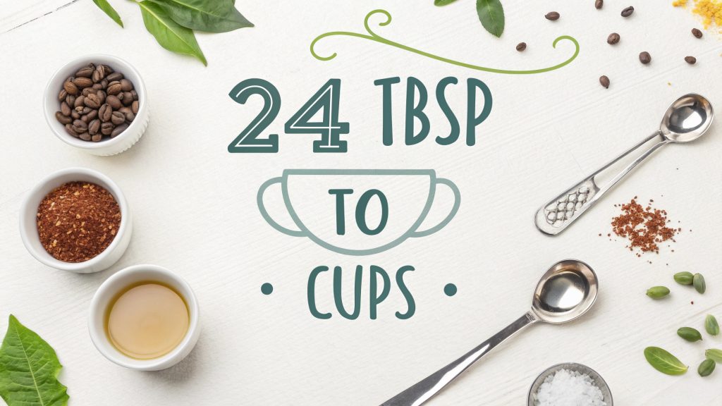 24 Tbsp to Cups: A Comprehensive Guide - Vibro Media