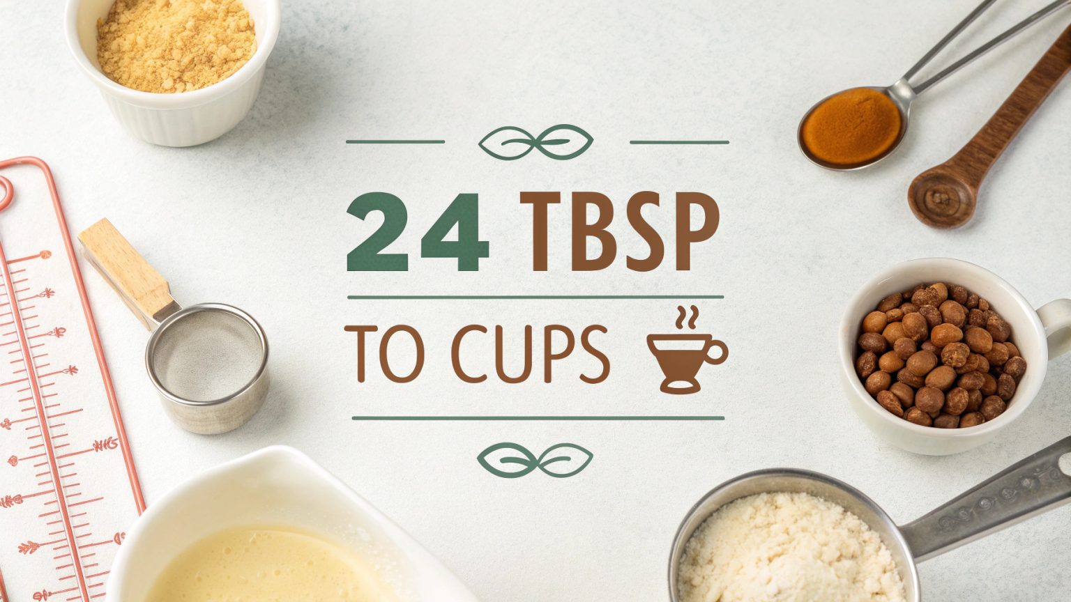 24 Tbsp to Cups: A Comprehensive Guide - Vibro Media