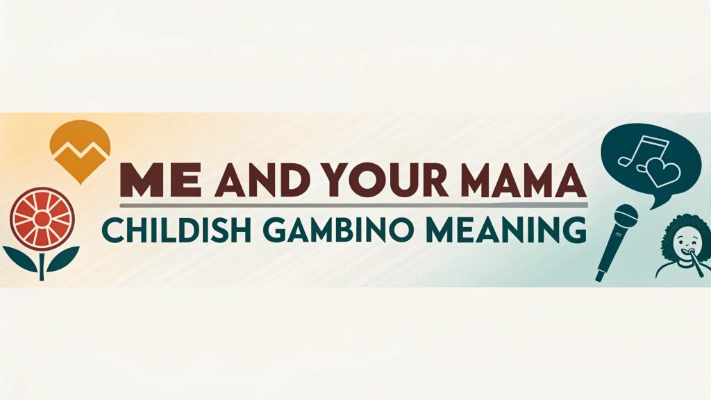 Me and Your Mama Childish Gambino Meaning: A Soulful Ride - Vibro Media