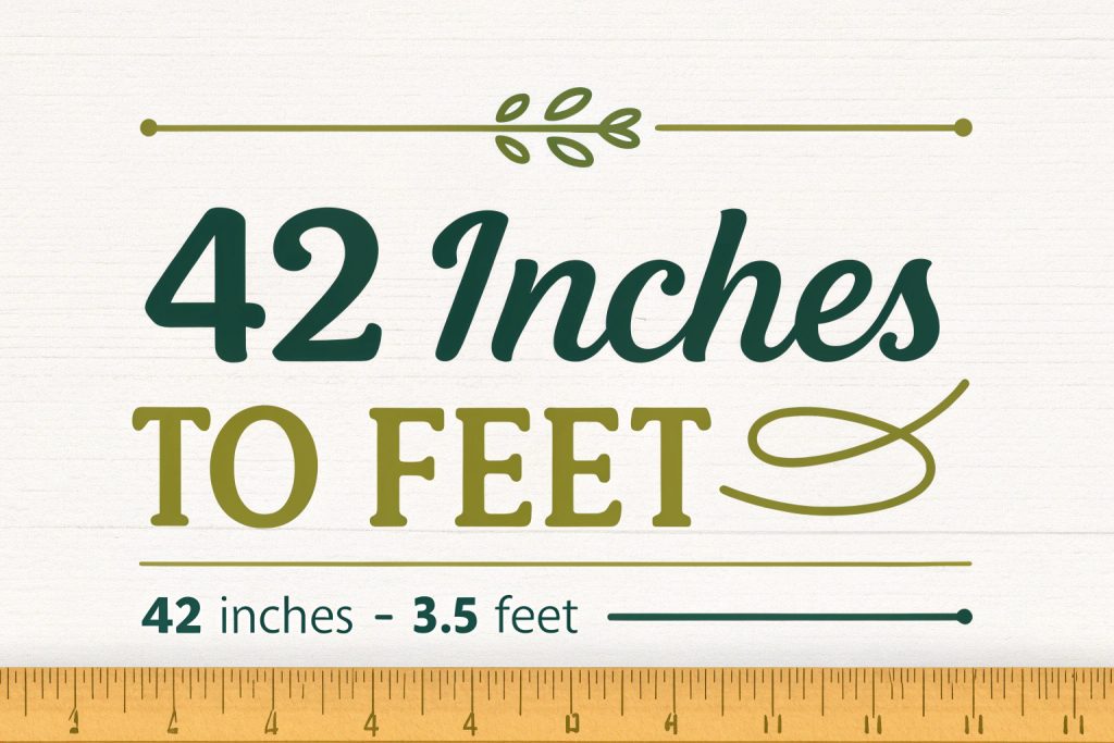 42 Inches to Feet: A Complete Guide to Accurate Conversion - Vibro Media