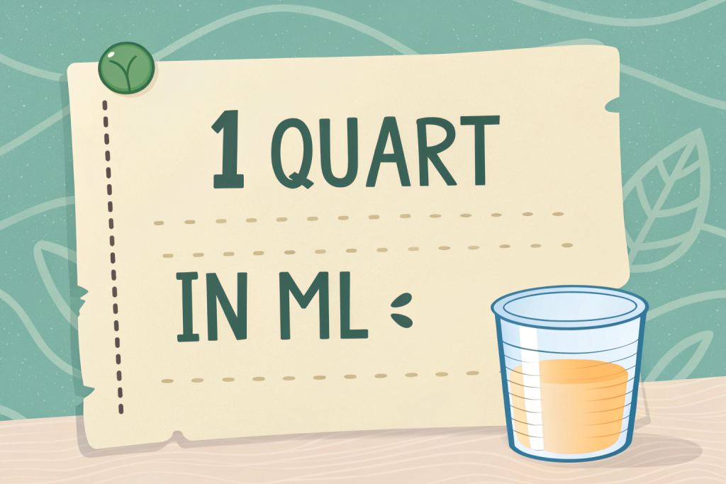 1 Quart in mL: A Comprehensive Guide to Volume Conversion - Vibro Media