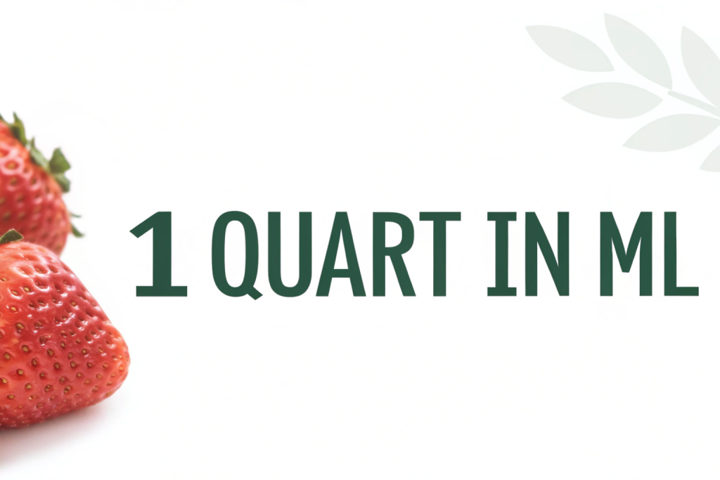 1 Quart in mL: A Comprehensive Guide to Volume Conversion - Vibro Media