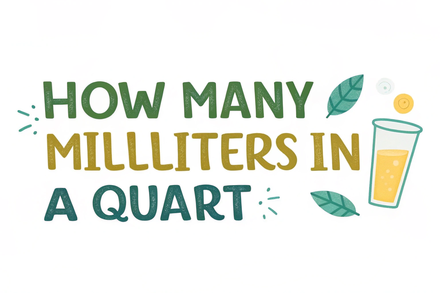 How Many Milliliters in a Quart: A Comprehensive Guide to Volume ...