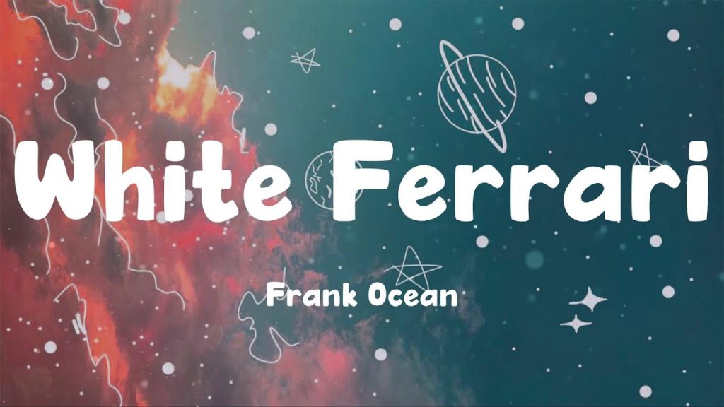 White Ferrari Lyrics: A Poetic Exploration of Love and Loss by Frank ...