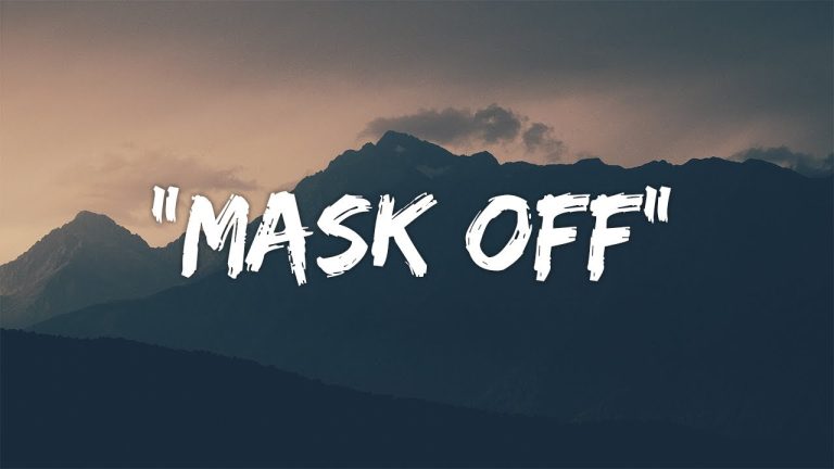 Mask Off Lyrics: Diving into Future Raw Anthem of Authenticity - Vibro ...