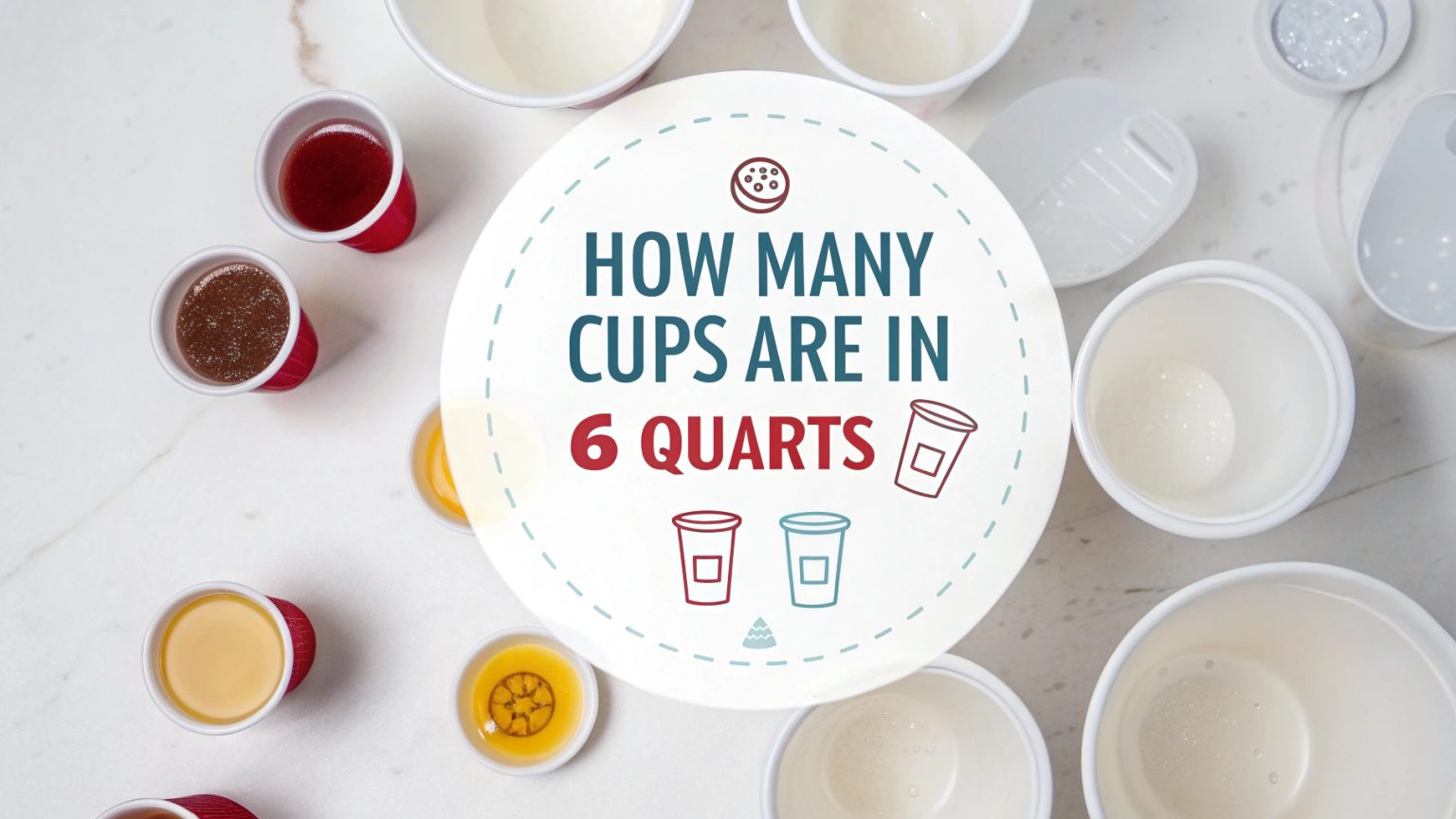 How Many Cups Are in 6 Quarts: Your Guide to Accurate Volume Conversion ...