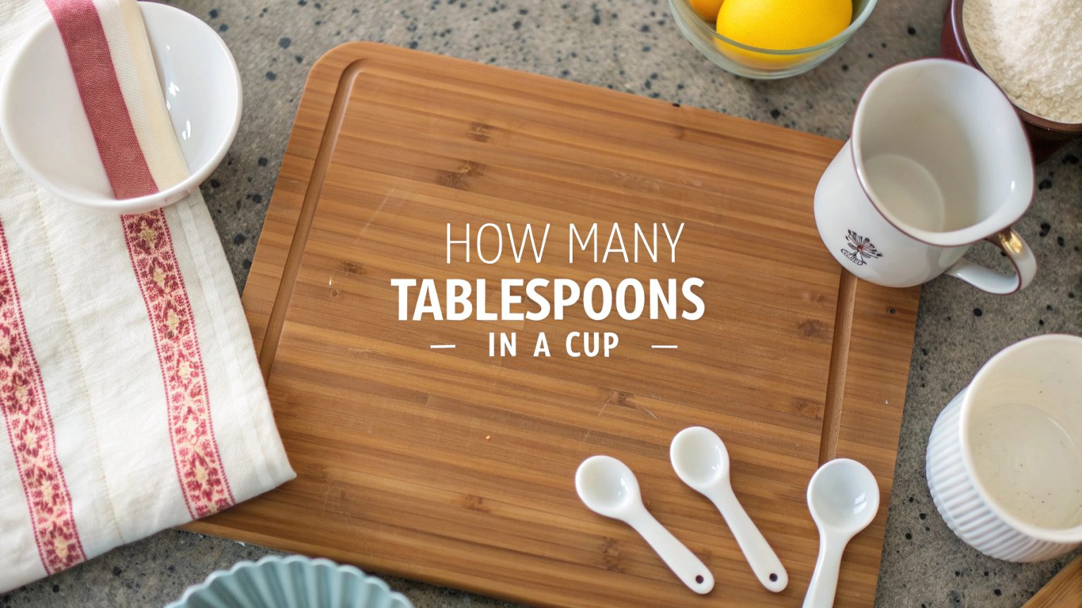 How Many Tablespoons in a Cup: A Comprehensive Guide - Vibro Media