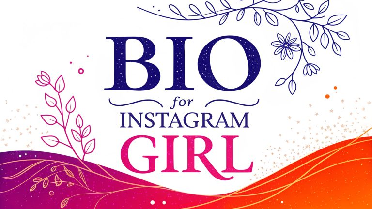 Bio For Instagram For Girl In Stylish Font: Unleash Your Inner Glow ...