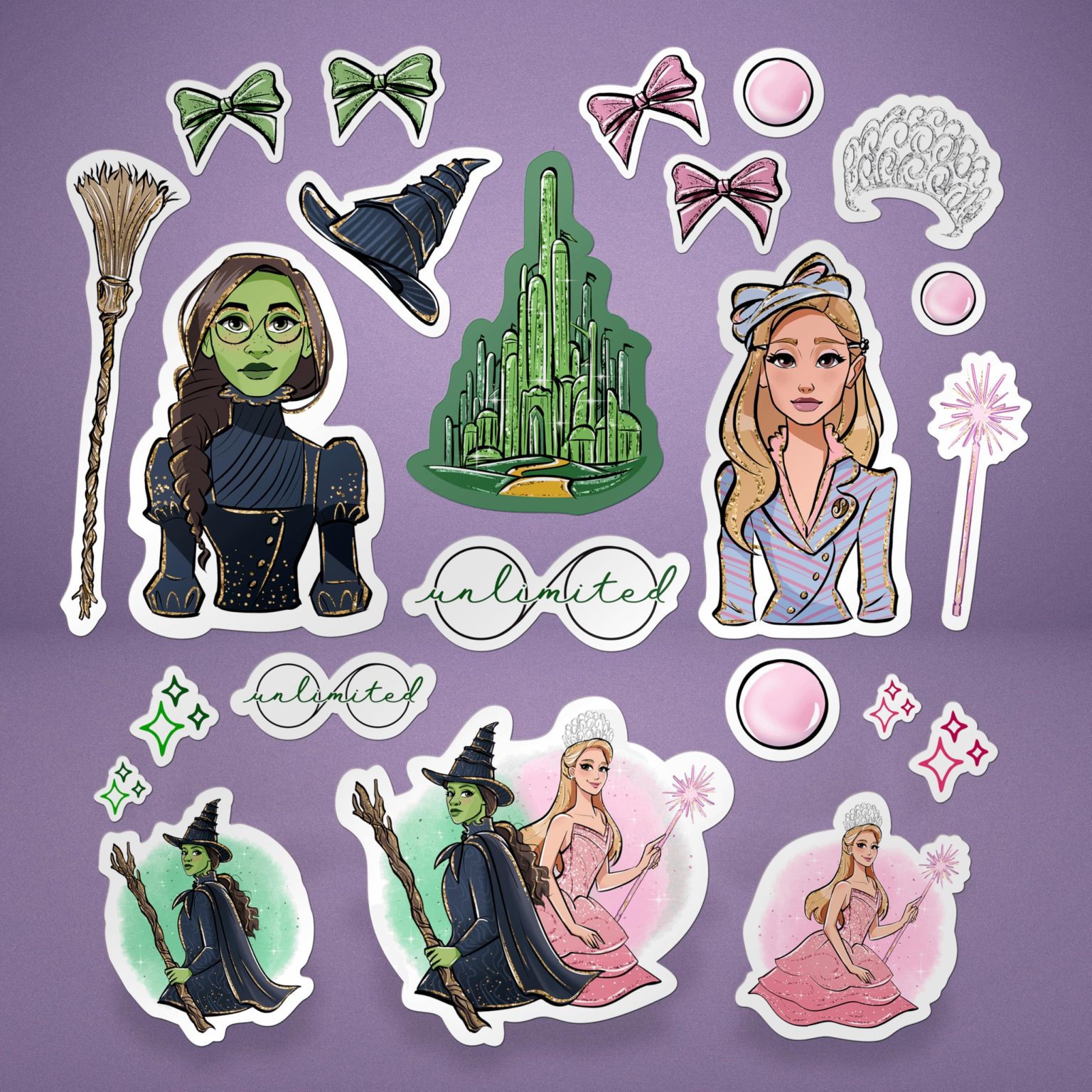 Wicked Stickers: Unleash Oz-Inspired Magic in Every Peel - Vibro Media