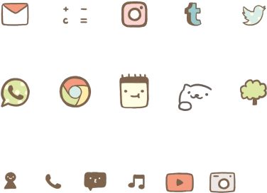 Transparent Kawaii App Icons: Transform Your Device with Effortless ...