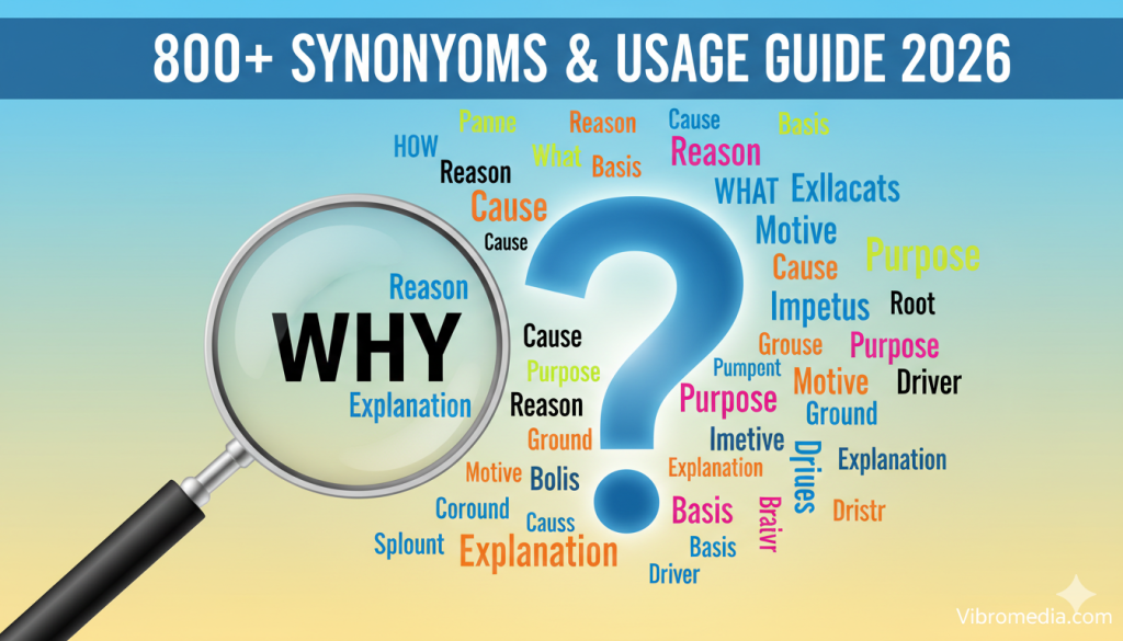 Best 800+ Synonyms for Why: Simple Words & Usage Guide 2026